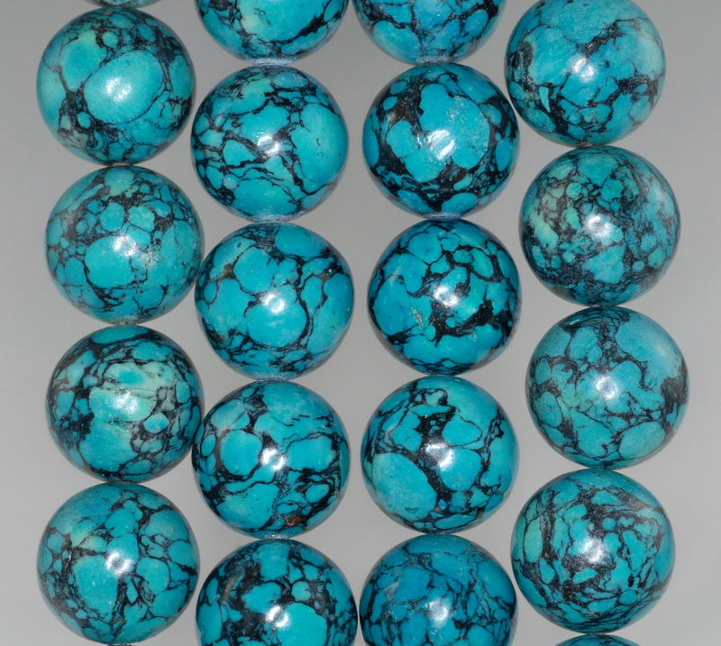 16MM BLUE TURQUOISE GEMSTONE BLUE GREEN ROUND 16MM LOOSE BEADS 16" | eBay